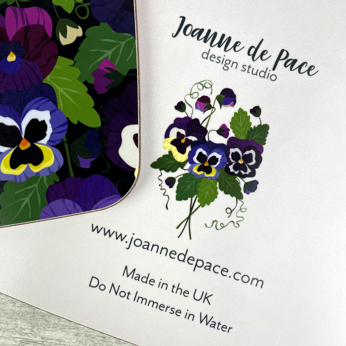 'Pansy Pattern' Kitchen Board – Joanne de Pace
